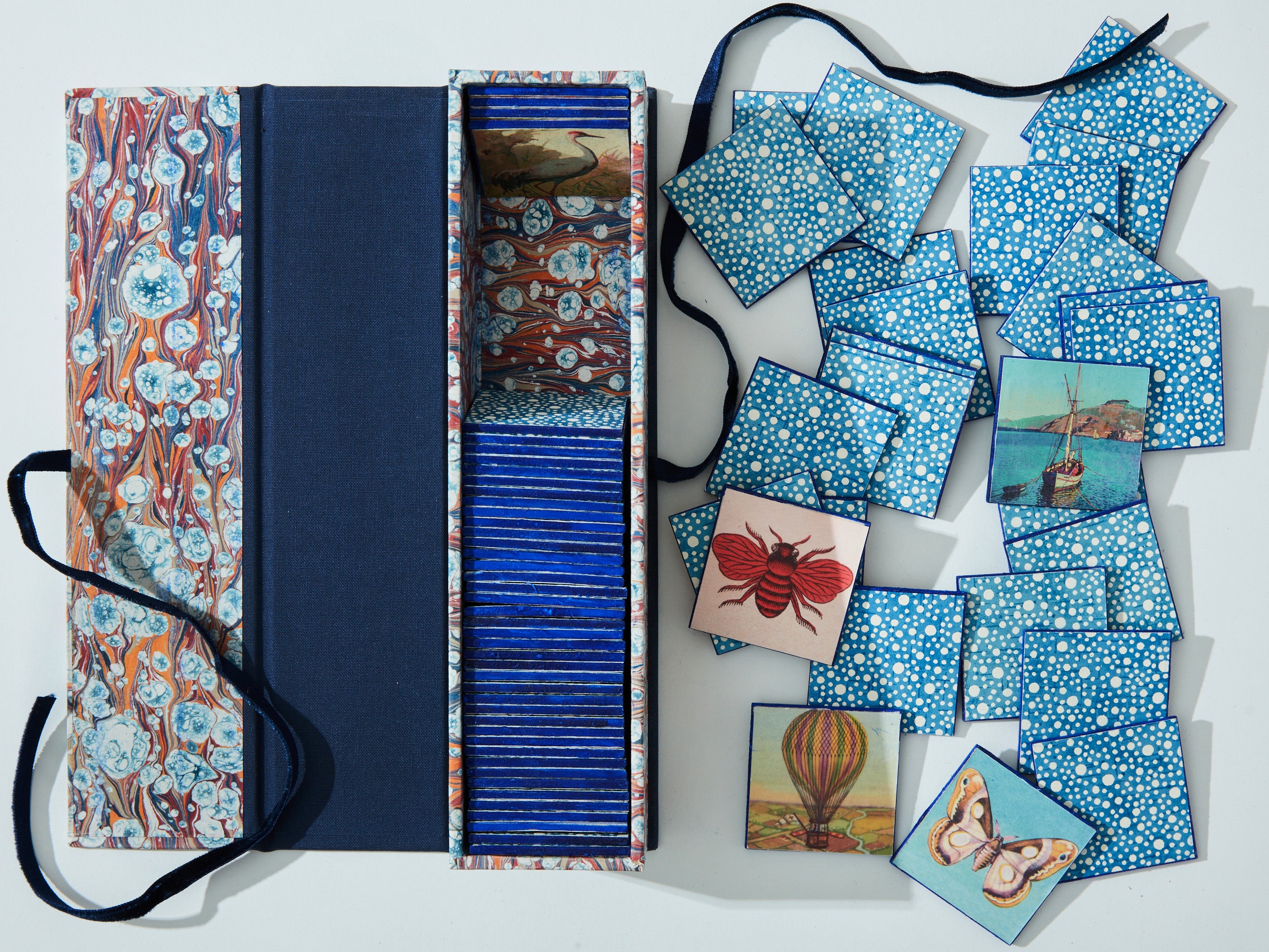 Handmade Memory Game with Vintage Imagery – The Reader's Catalog