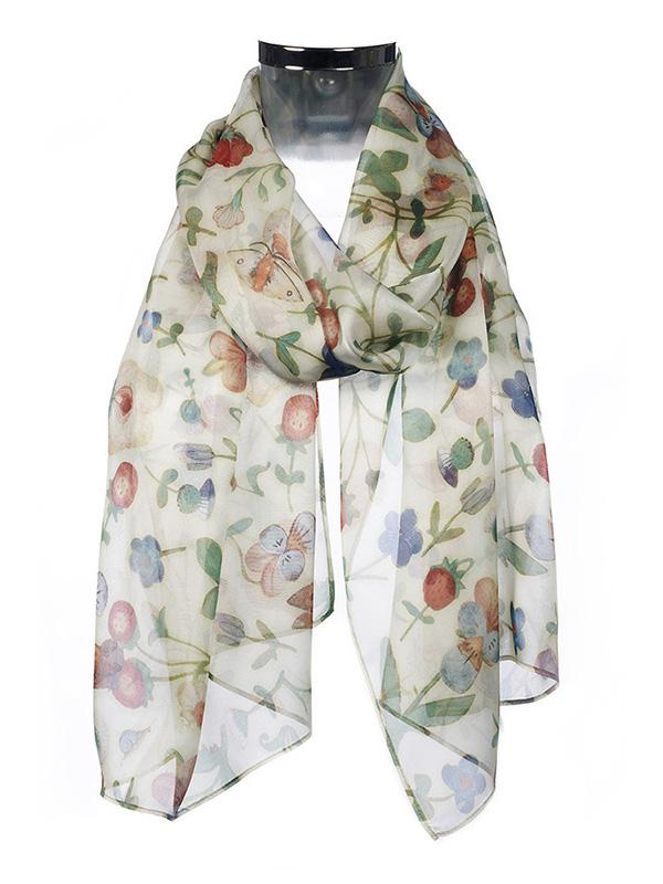 Medieval Manuscript Silk Chiffon Scarf – The Reader's Catalog