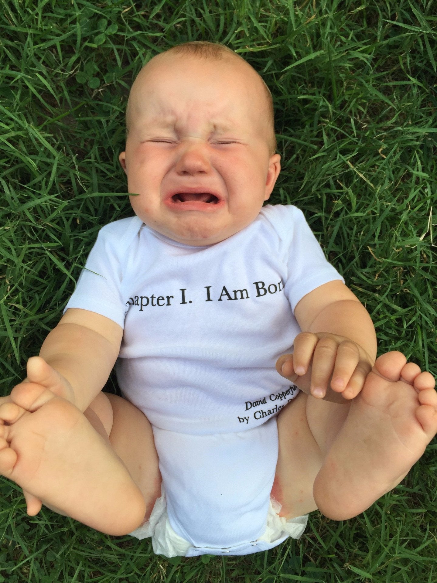 “I Am Born” Onesie – The Reader's Catalog