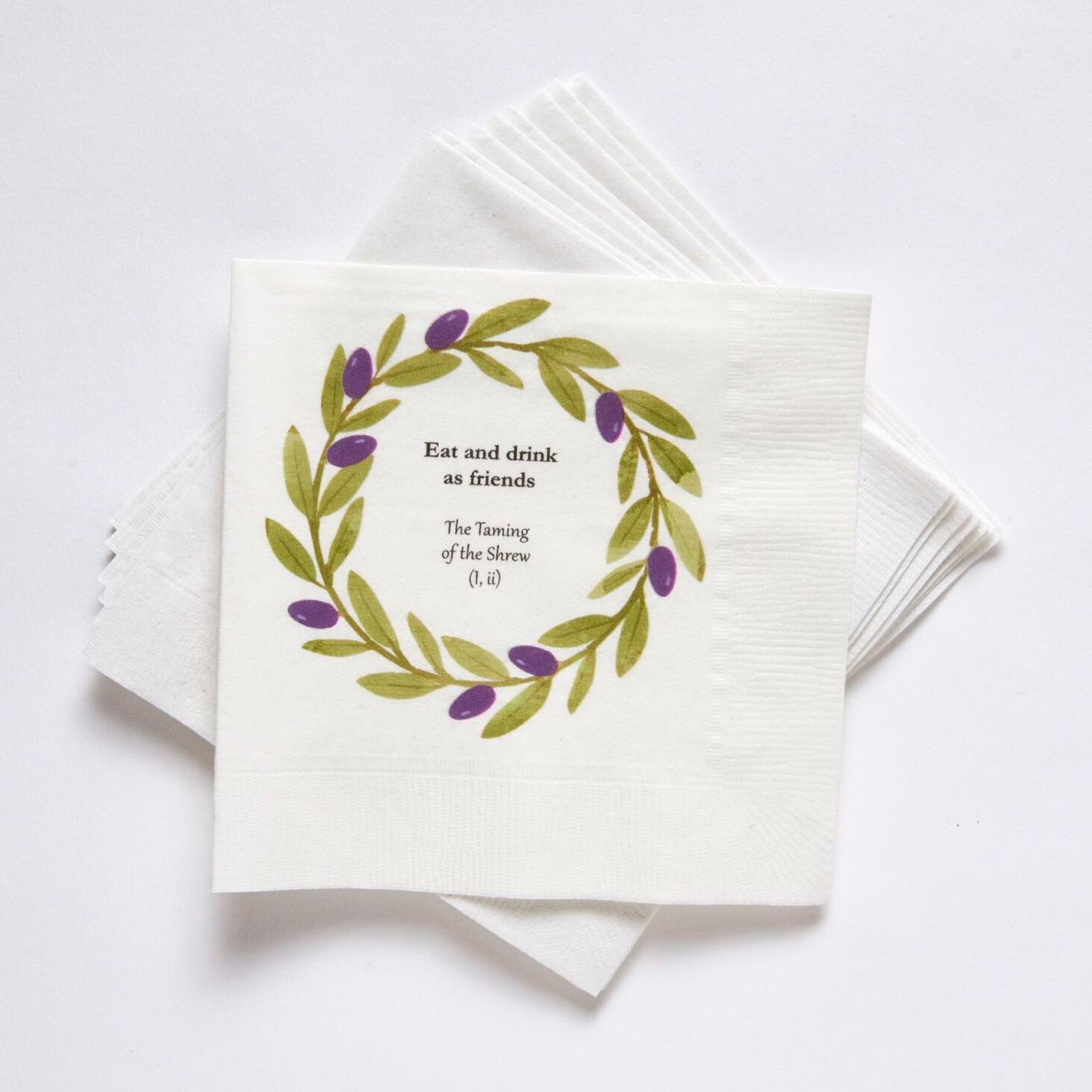 Shakespeare Cocktail Napkins – The Reader's Catalog