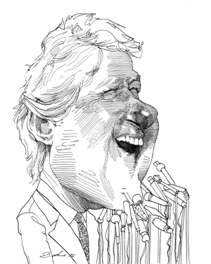 Bill Clinton Drawing