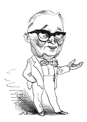 Truman Drawing Political Cartoon, "Meeting Of Our New Joint Chiefs Of