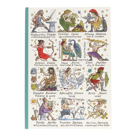 Greek Gods and Goddesses Notebook – The Reader's Catalog