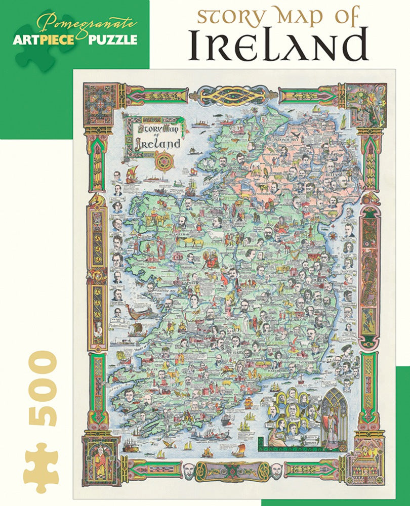 Story Map of Ireland: 500-Piece Puzzle – The Reader's Catalog